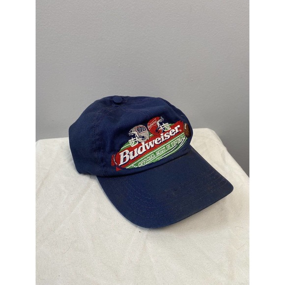 Budweiser | Accessories | Vintage Budweiser Fotball Baseball Cap Hat ...